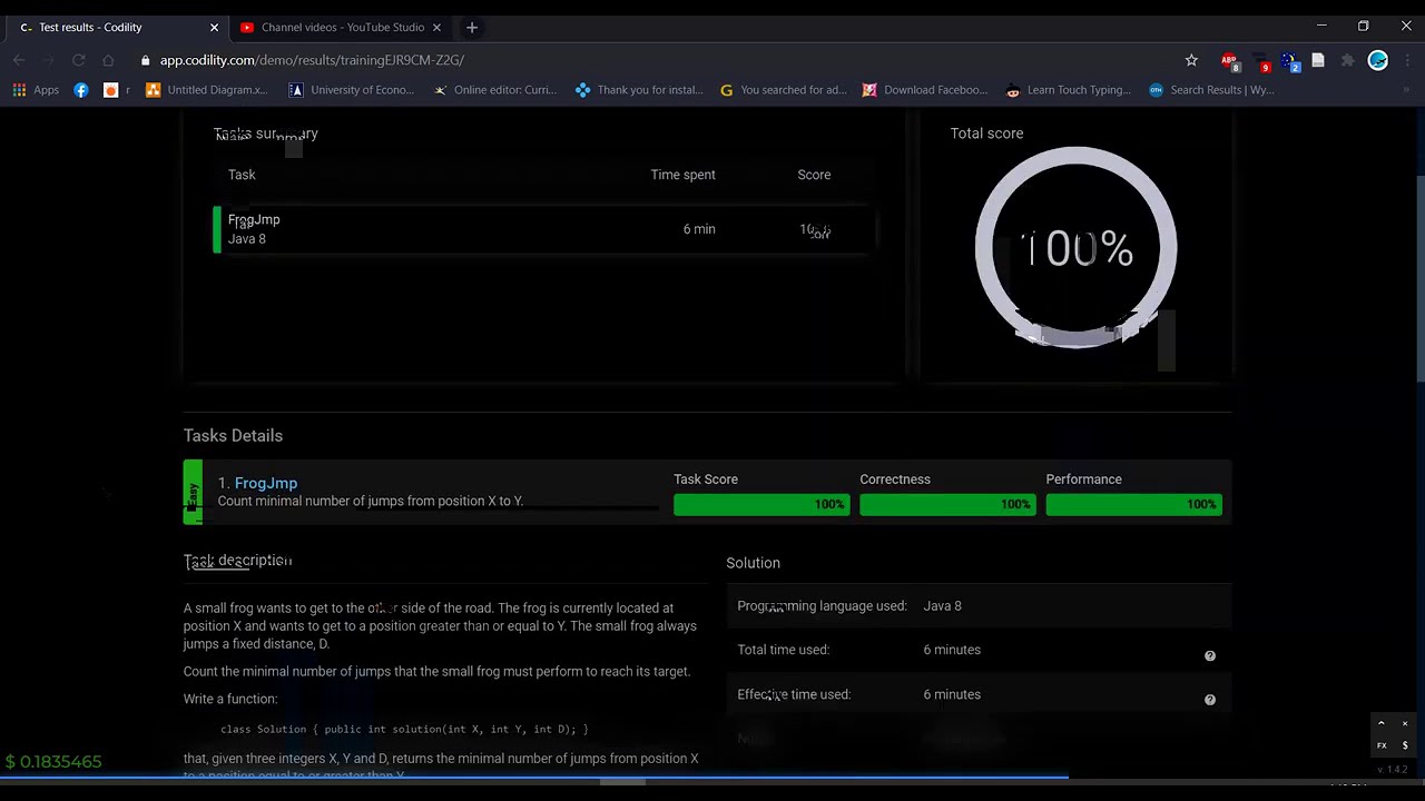 FrogImp | Codility for Programmers |  Java  | Problem Solving