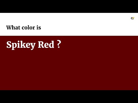 Spikey Red color #600000 hex color - Brown color - Cool color 600000