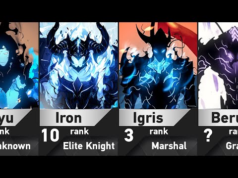 All Named Shadows of Sung Jinwoo in Solo Leveling