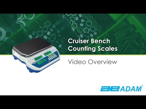 Cruiser CCT Bench Counting Scale Overview