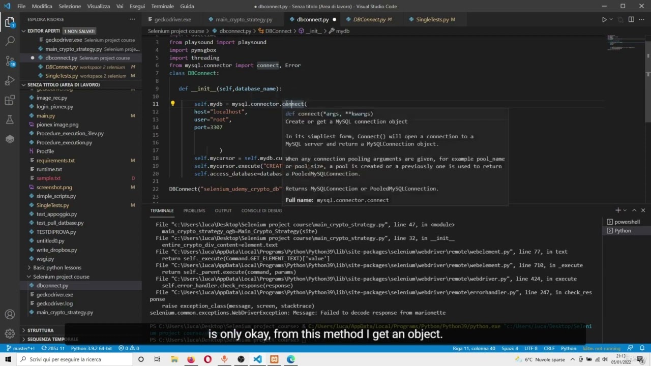 018 Python MySQL database interaction