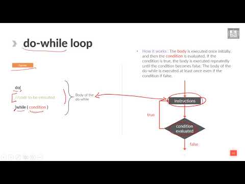 شرح Computer Programming 1 | U5 L2 | Do While loop in C معتمد - منصة معارف