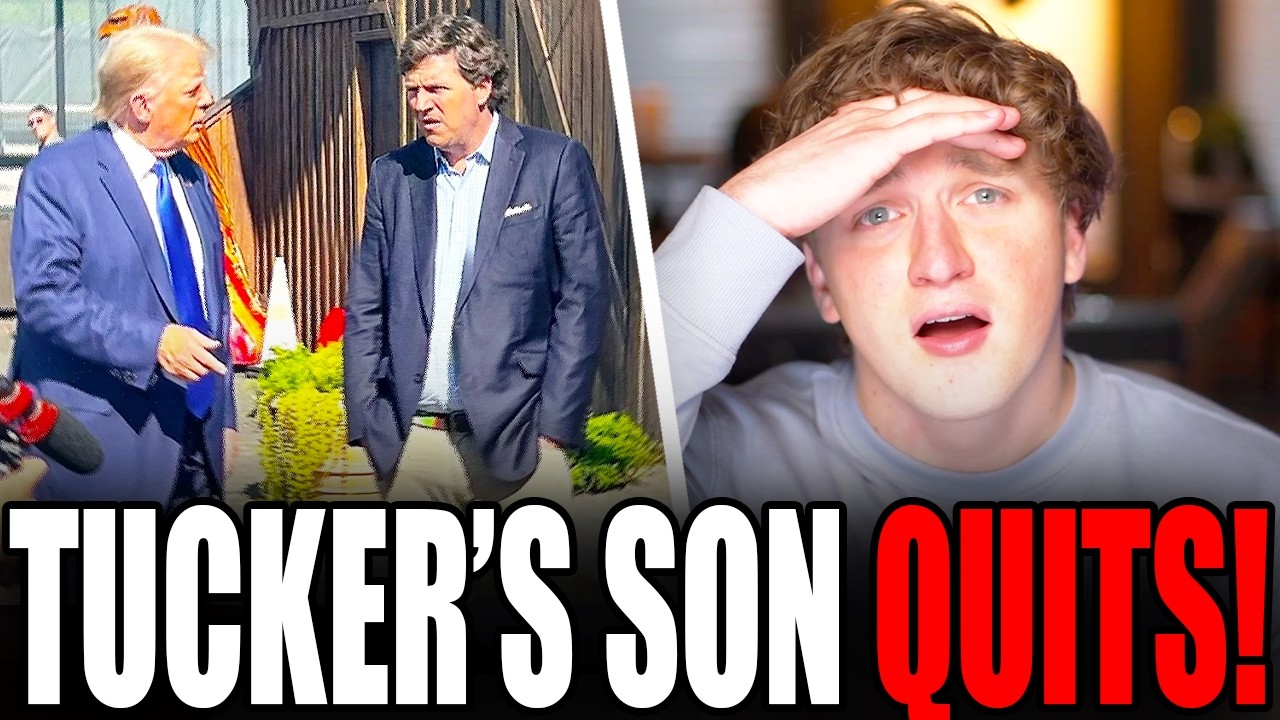 HE’S DONE: Tucker Carlson’s Son QUITS WHITE HOUSE Job as Dad GOES NUCLEAR!