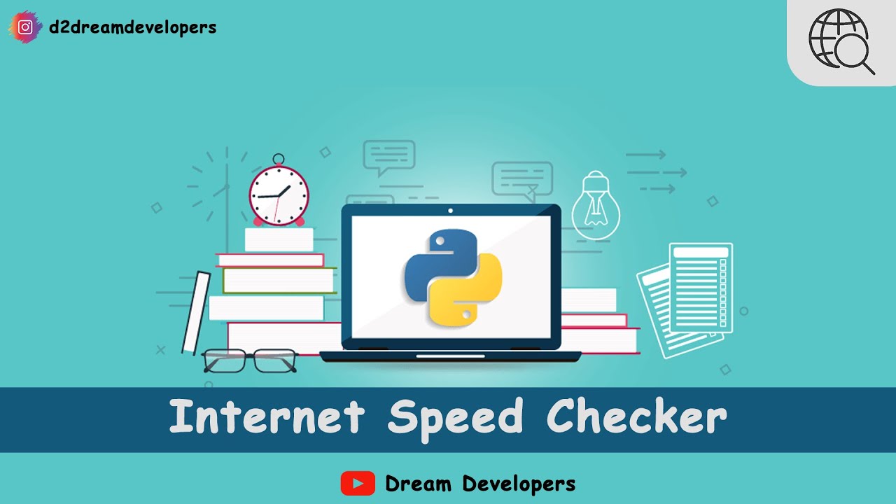 How to Check Internet Speed using Python || Internet Speed Test in Python