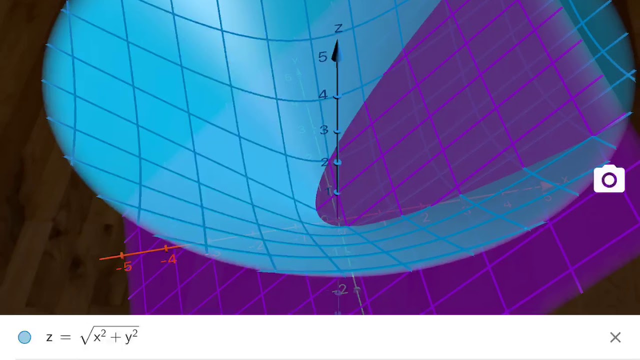 GeoGebra Augmented Reality: Exploration of 4 Conic Sections