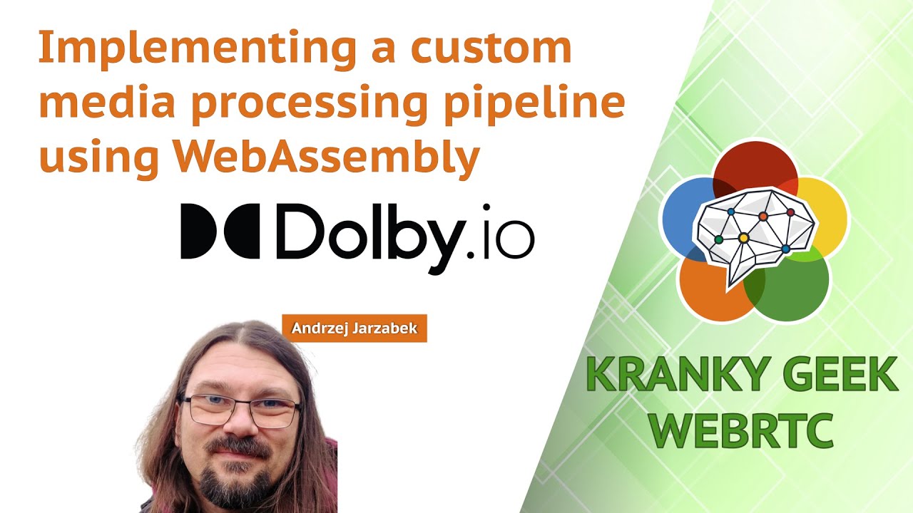 Implementing a custom media processing pipeline using WebAssembly