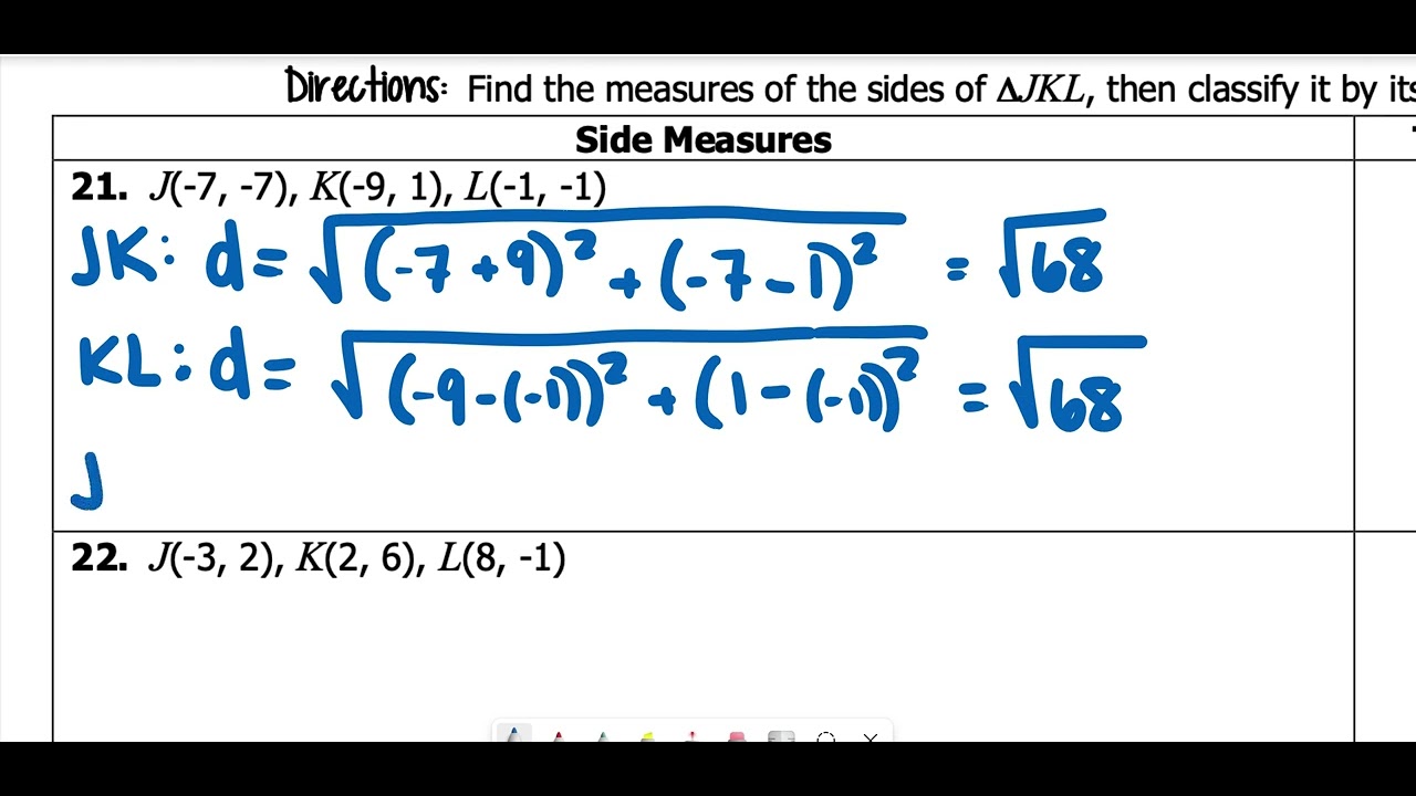 Classifying Triangles (Section 5.1)