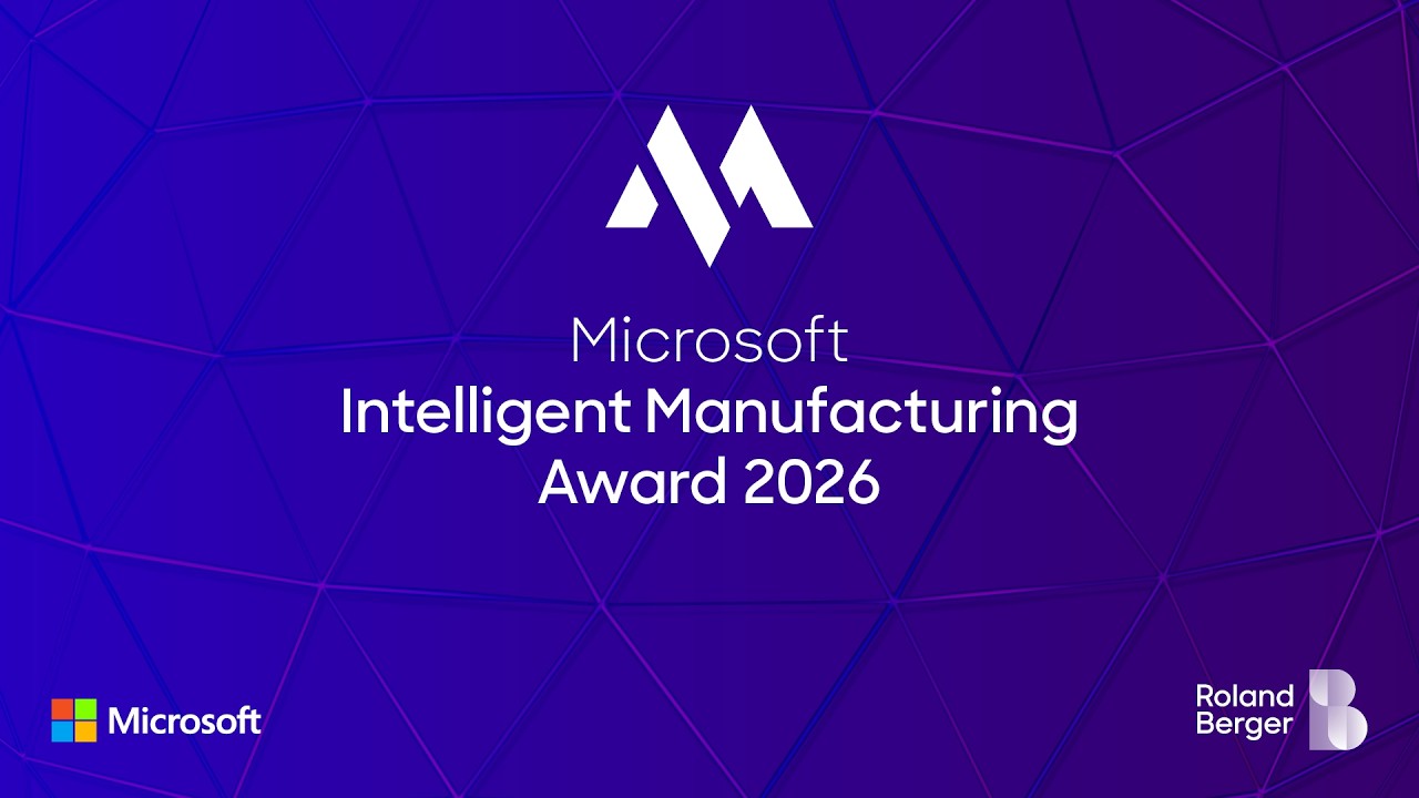 Microsoft Intelligent Manufacturing Award 2026