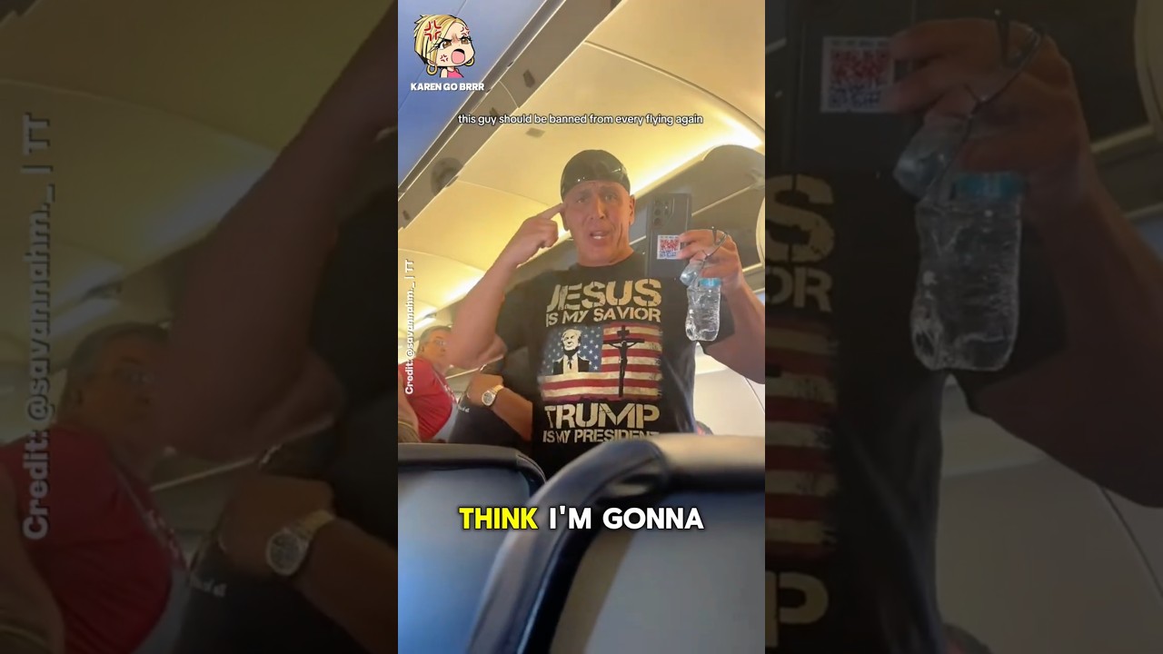 MAGA Karen Rants About Trump and Threatens Passengers. Via @ savannahm._ | TT