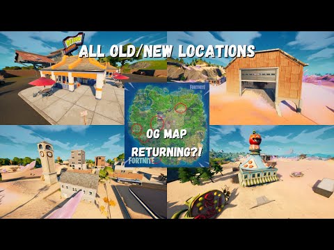 OG Fortnite Map Returning?! All OG Map Locations (Fortnite Season 5)