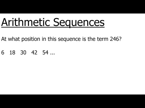 How to find the position of a specified term in an Arithmetic Sequence