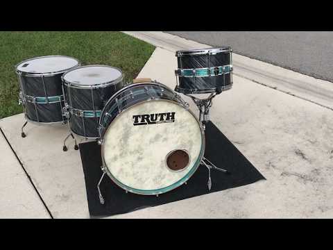 Truth Custom Drums - Mahogany Drum Kit (Connor Denis - | Reverb