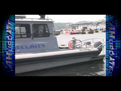 Sasebo Harbor Ops Sailors Prepare for a Typhoon
