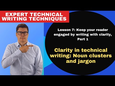 Clarity in technical writing: Noun clusters and jargon