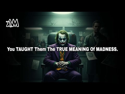 They Called You INSANE ⚠️ But You TAUGHT Them The TRUE MEANING Of MADNESS 🤬🪓 Joker Speech (Powerful)