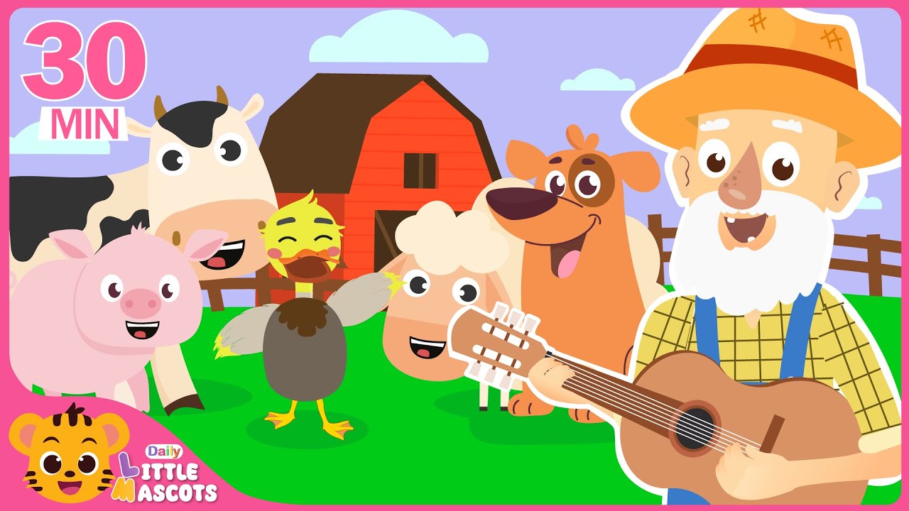 Old MacDonald + Itsy Bitsy Spider + more Little Mascots Nursery Rhymes & Kids Songs
