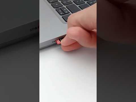 Removing the micro SD card from the micro SD slot provided on this notebook model #shorts