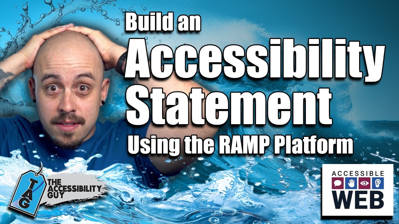 How to build an accessibility statement using the RAMP Platform