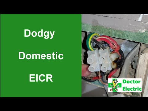 Completing an EICR in a domestic dwelling full dead testing and live testing r1 + r2 figure of 8