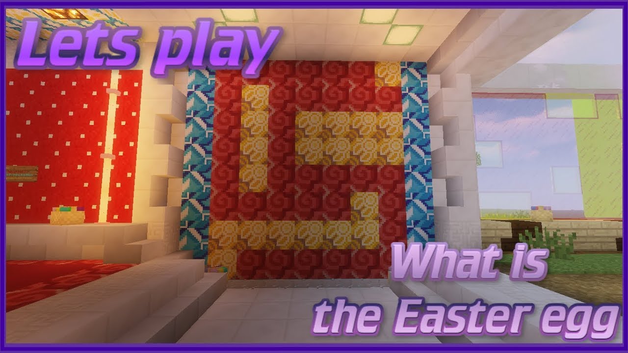 The Minecraft secrets - What is the Easter egg - Minecraft map