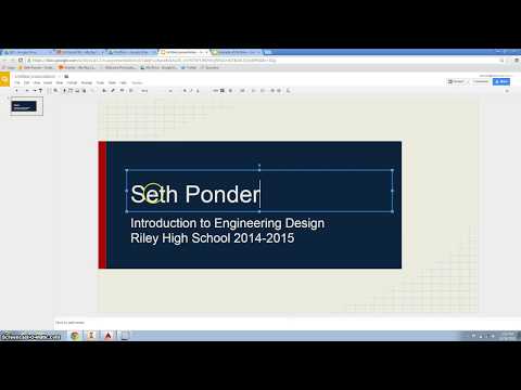 Getting Started with you IED Google Portfolio