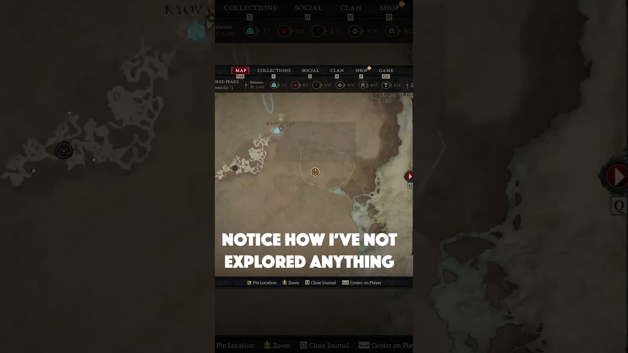Simple Map Navigation Trick || Diablo 4