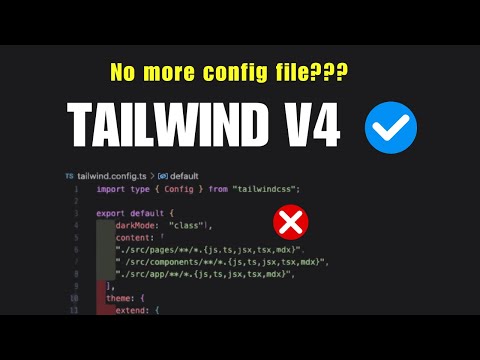This Tailwind CSS Update Will Blow Your Mind (V4 Features!) No more Config File?