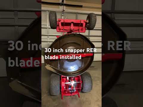 Snapper 30 inch RER gets a new blade!