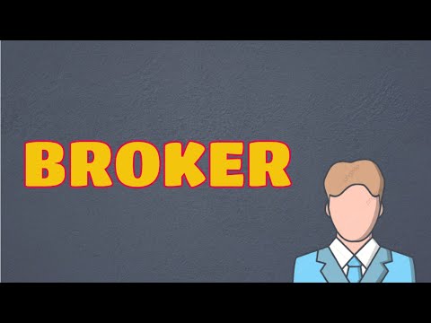 What Does BROKER Means || Meanings And Definitions With Example in ENGLISH
