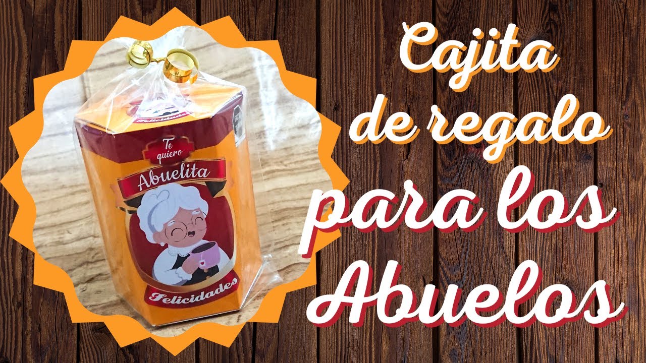 como HACER tu propia 🎁 CAJA DE CHOCOLATE 🍫ABUELITA🧓 PERSONALIZADA |  CAJA DE REGALO PARA ABUELITOS