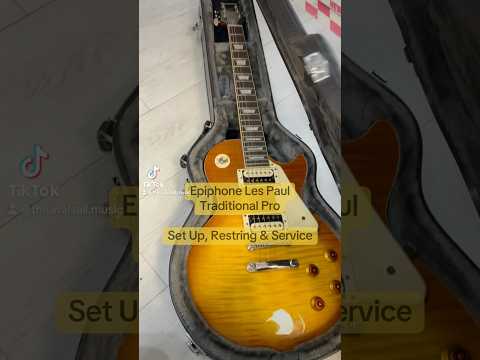 Epiphone Les Paul Traditional Pro #guitar #epiphone #guitarsetup #luthier #fender #lespaul #marshall