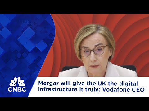Merger will give the UK the digital infrastructure it truly: Vodafone CEO