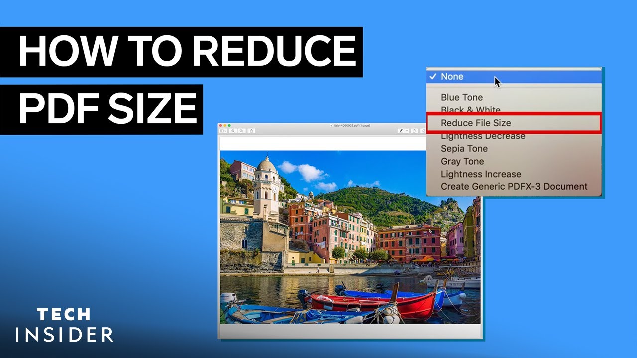 How To Reduce PDF Size On Mac