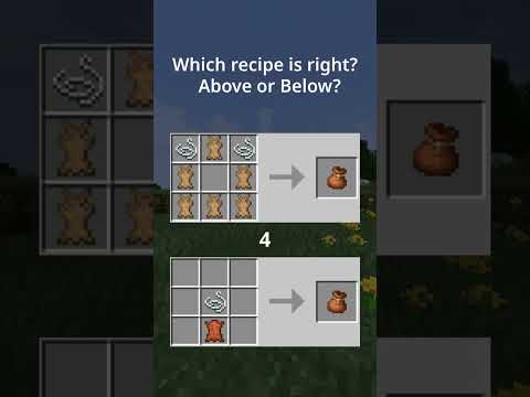 Bundle Crafting Recipe in Minecraft Java and Bedrock Edition