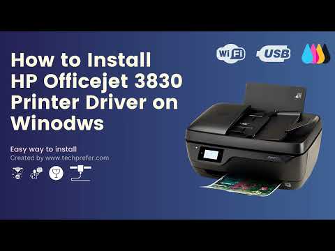 How to Install HP Officejet 3830 Printer Driver on Windows 11, 10, 8, 8.1, 7