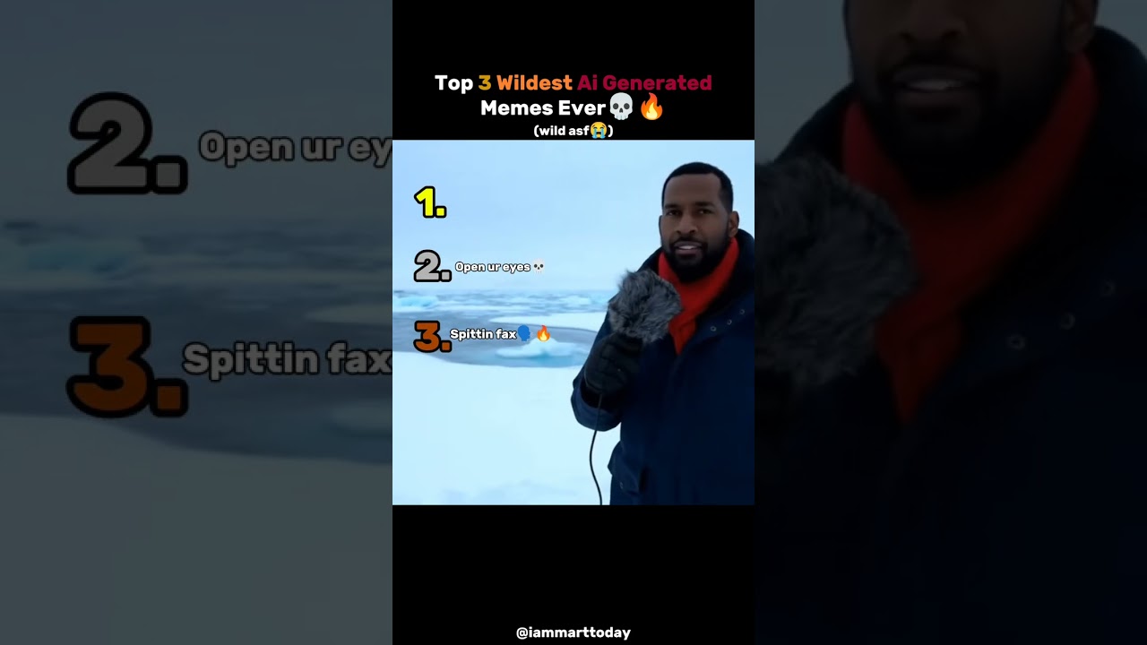 TOP 3 WILDEST AI GENERATED MEMES EVER💀🔥 (wild asf) #aigenerated #ranking #tiktok #meme