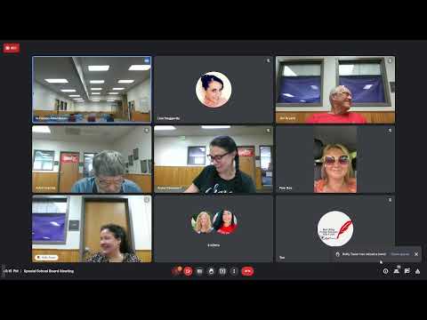 Special School Board Meeting 2022.07.11