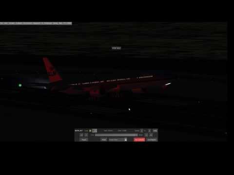 777-300ER Landing - KNUQ Airport - Flightgear
