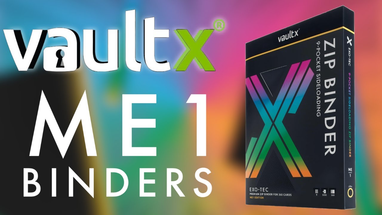 Talking About The Vault X 9 Pocket Exo-Tec® ME1 Zip Binder For Mega Evolution
