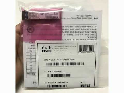Cisco GLC-FE-100FX-RGD 100BASE-FX Rugged SFP for Fast Ethernet SFP Ports