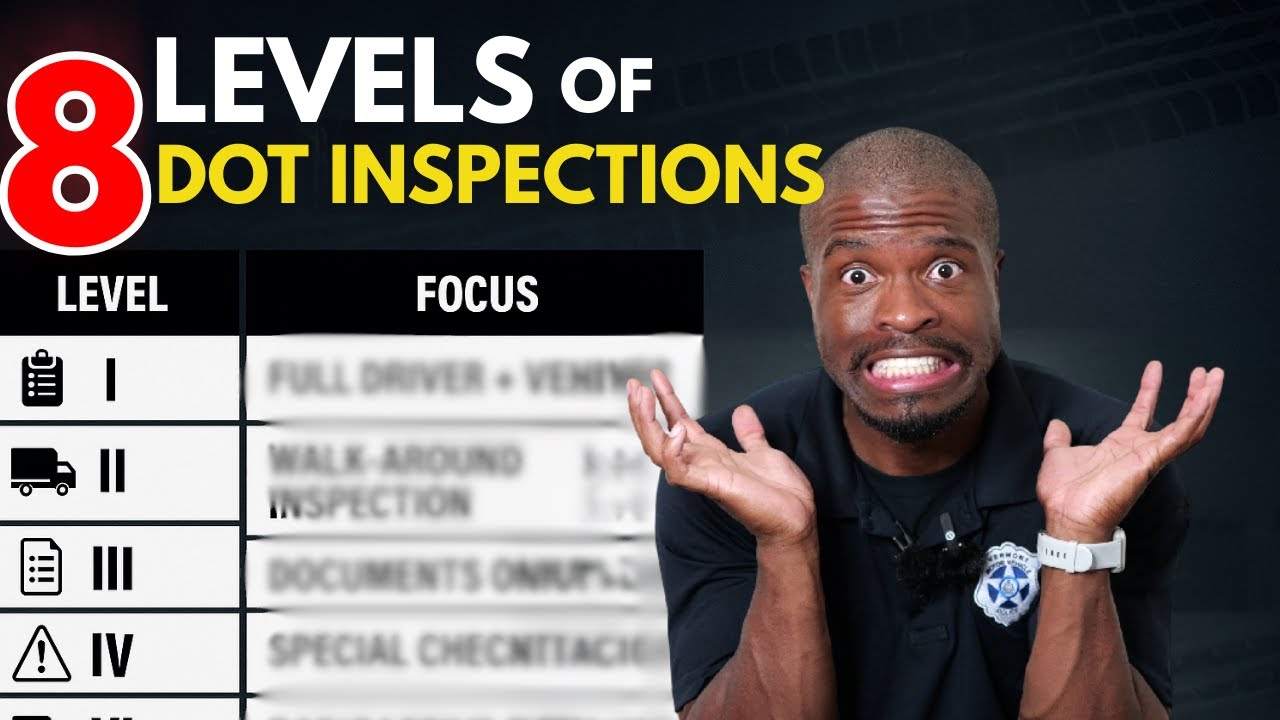 DOT INSPECTIONS: All 8 Levels Explained (What Every Trucker MUST Know)