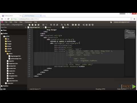 Learn Mastering Kendo UI Create a Blog Manager | packtpub com - Mind Luster