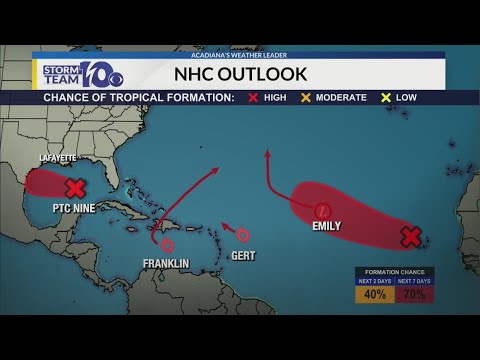Tracking Potential Tropical Cyclone Nine in Gulf, expected to become a tropical storm