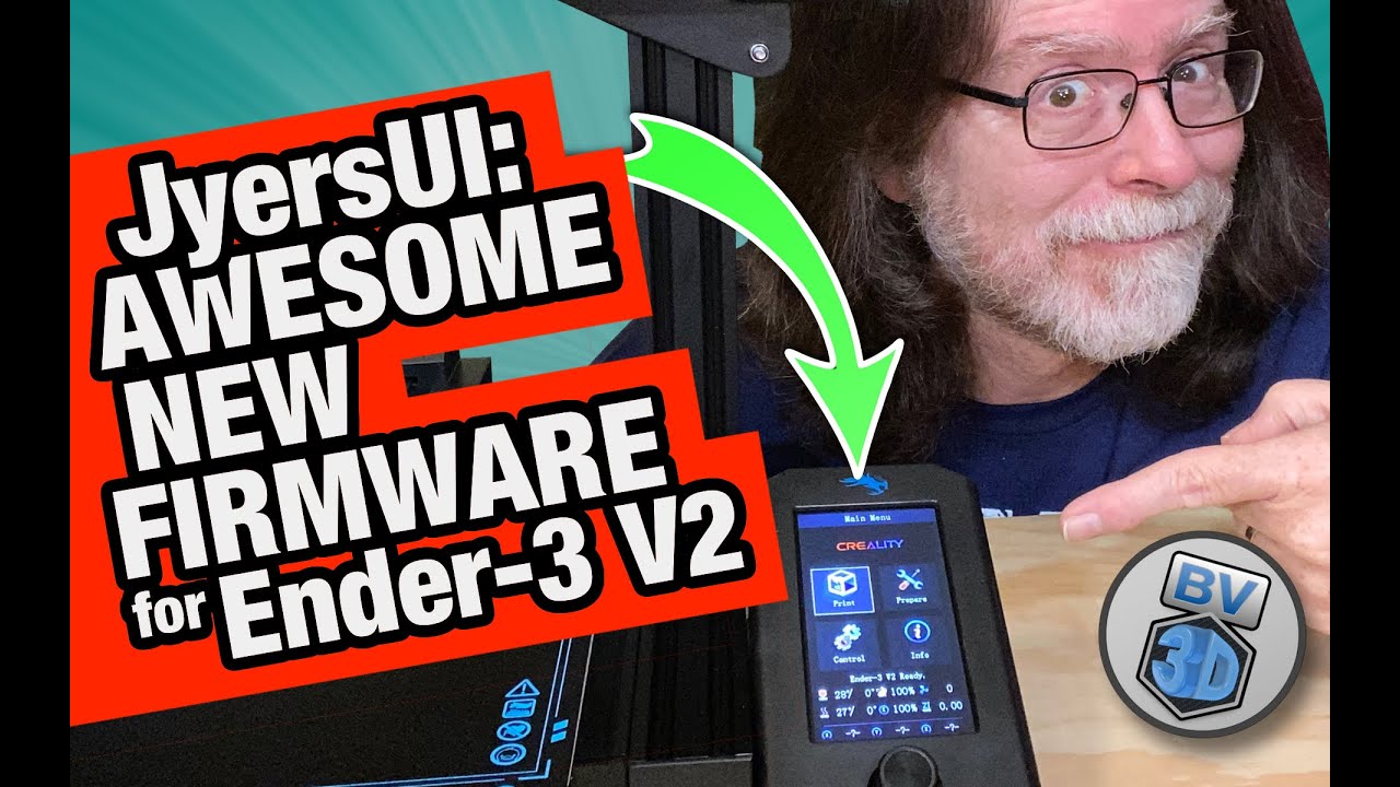 JyersUI: AWESOME FIRMWARE for Ender-3 V2! Easy Install, New Features!