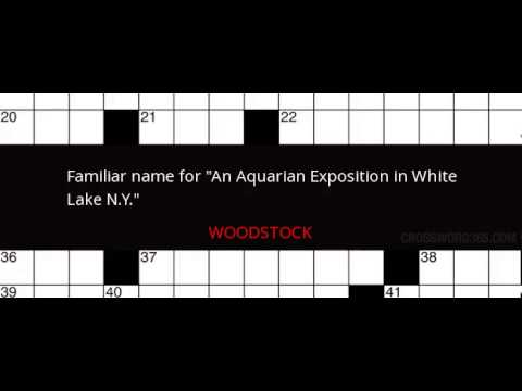 Familiar name for "An Aquarian Exposition in White Lake N.Y." Crossword Clue Solution