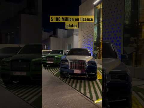 What’s worth more .. CARS or LICENSE PLATES?