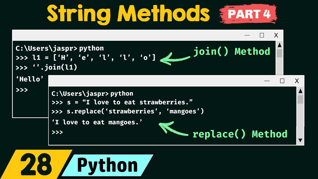 String Methods in Python (Part 4)
