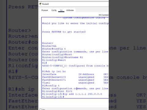 5.How to assign IP address to Router Interface?