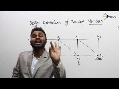 Design Procedure of Tension Members 2 - Steel Structures - GATE Video ...