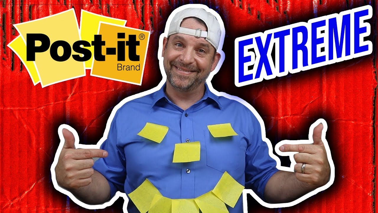 📒Extreme Post-It vs Regular Post-It.💨75 MPH Wind Test!